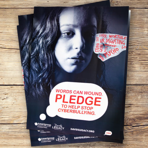 Sticker Pledge and Posters - David's Legacy Foundation